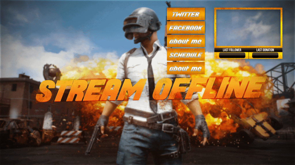 PUBG Free Twitch Overlay | Free twitch overlays